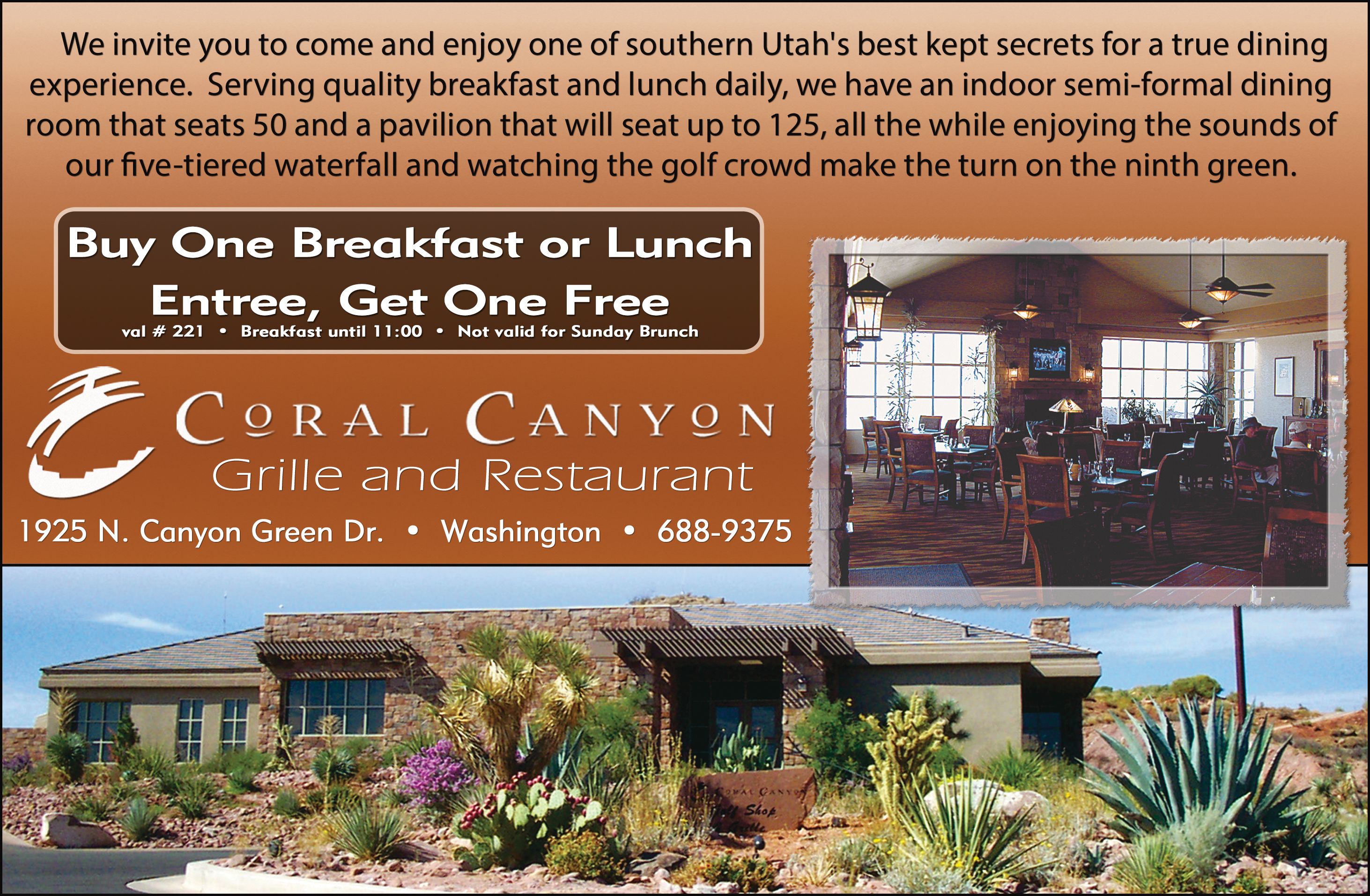 Coral Canyon Grill | Dixie Direct Savings Guide
