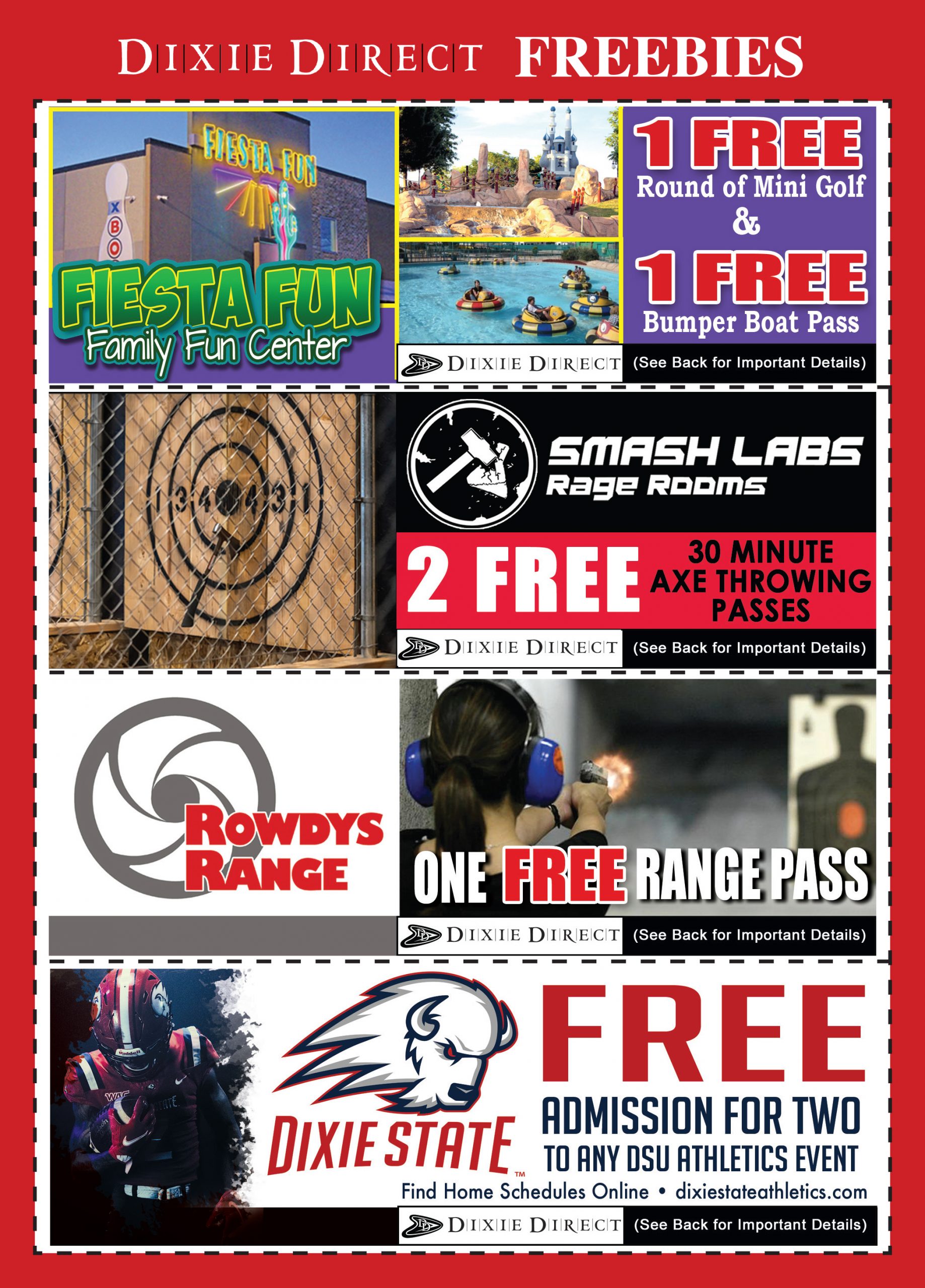 Dixie Direct Southern Utah Discounts | Golf, Dining, Hotels, Travel