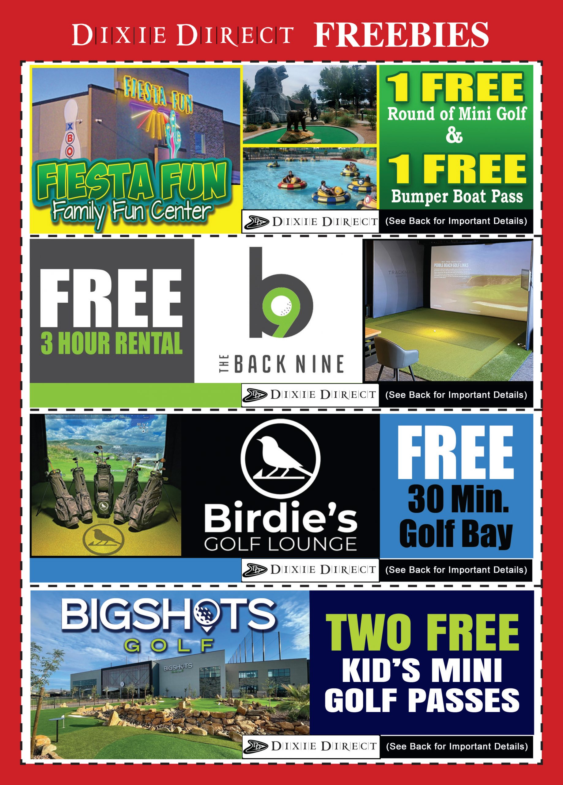 Dixie Direct Southern Utah Discounts | Golf, Dining, Hotels, Travel